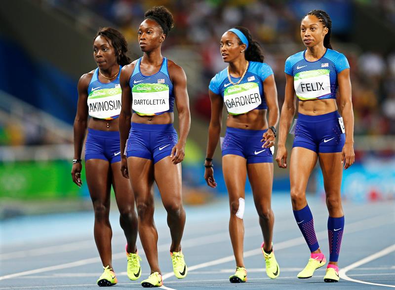 La inédita repetición del 4x100 femenino de EEUU enfurece al atletismo ...